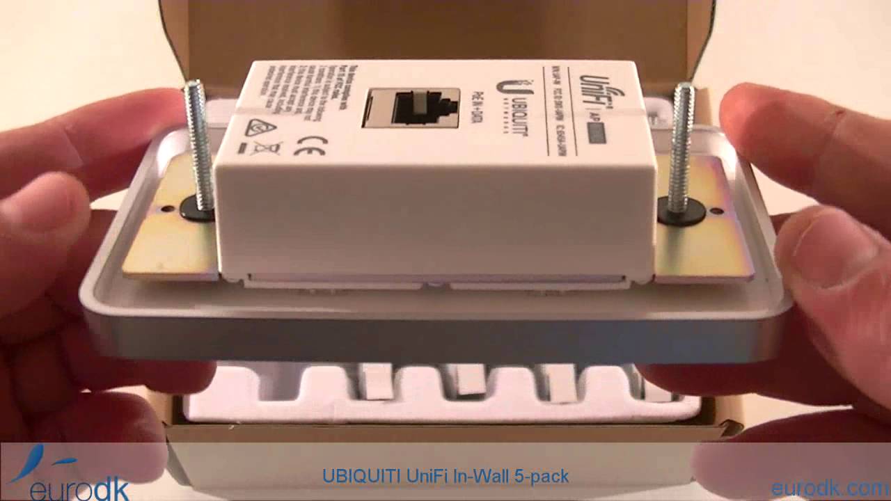 Ubiquiti UniFi In-Wall 5-pack UNBOXING & SPECIFICATIONS HD - YouTube