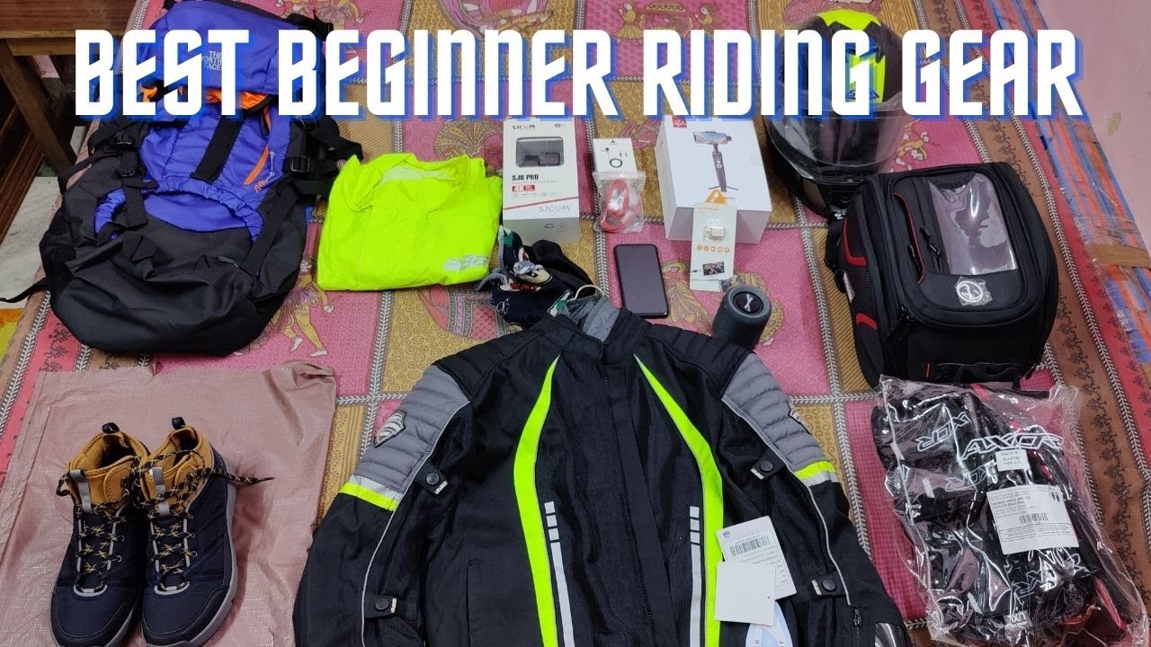 my first vlog || and my basic riding gear || best beginner motorcycle ...