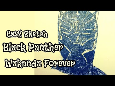 Unlock the Secrets of Drawing Black Panther: Wakanda Forever - YouTube