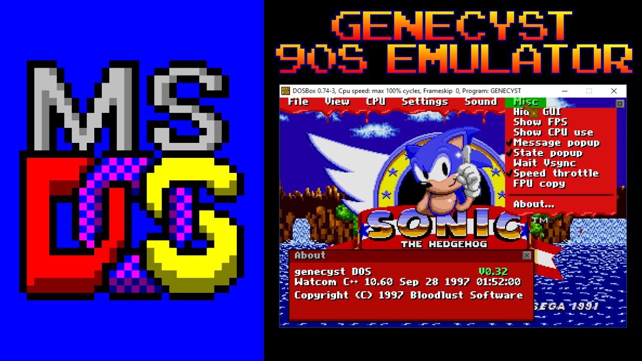 Genecyst: The bloody emulator of the 90s! - YouTube