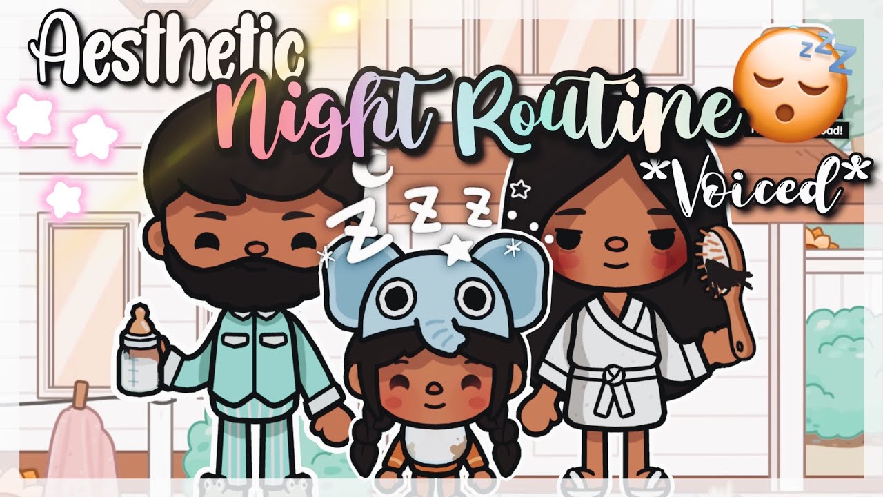 💓 COZY night time routine 😴 *AESTHETIC*|| Toca boca LIFE WORLD 🌍 ...