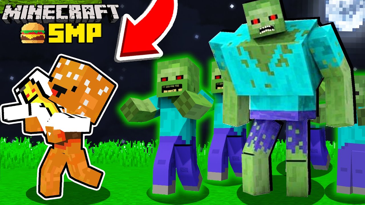 A Venit INVAZIA ZOMBIE Pe BURGER SMP... - YouTube