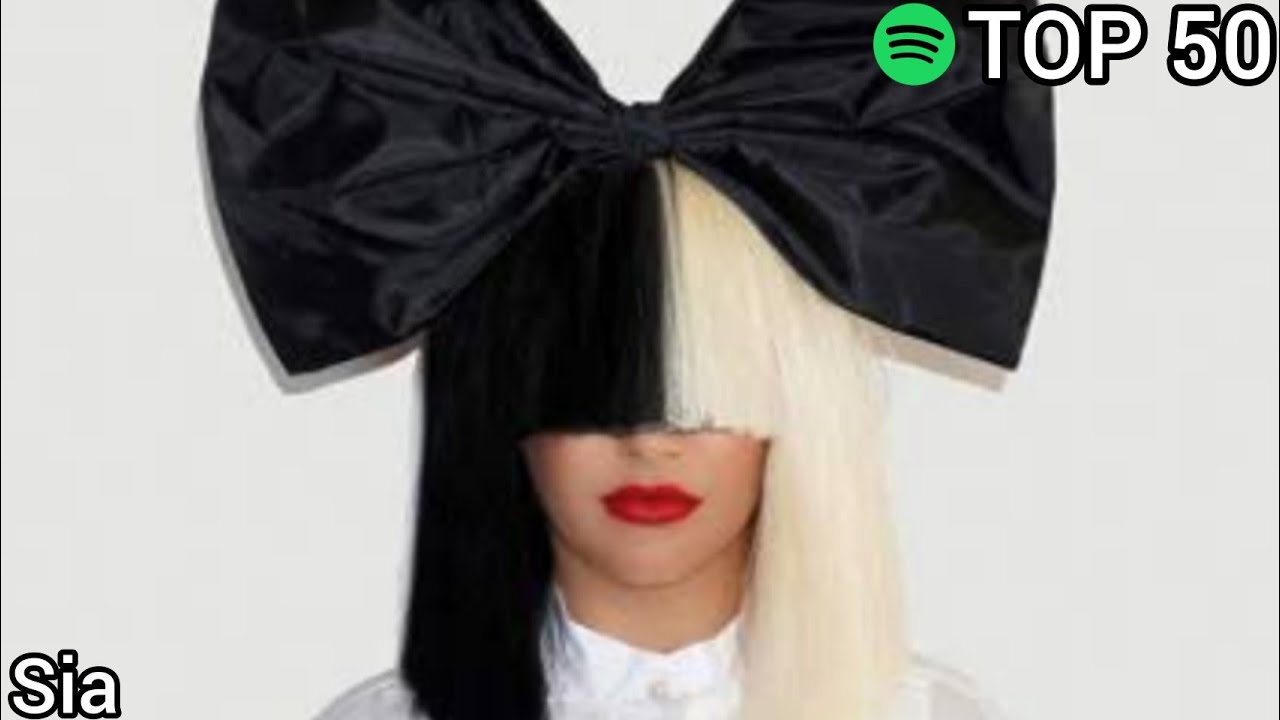 Top 50 Sia Most Streamed Songs On Spotify - YouTube