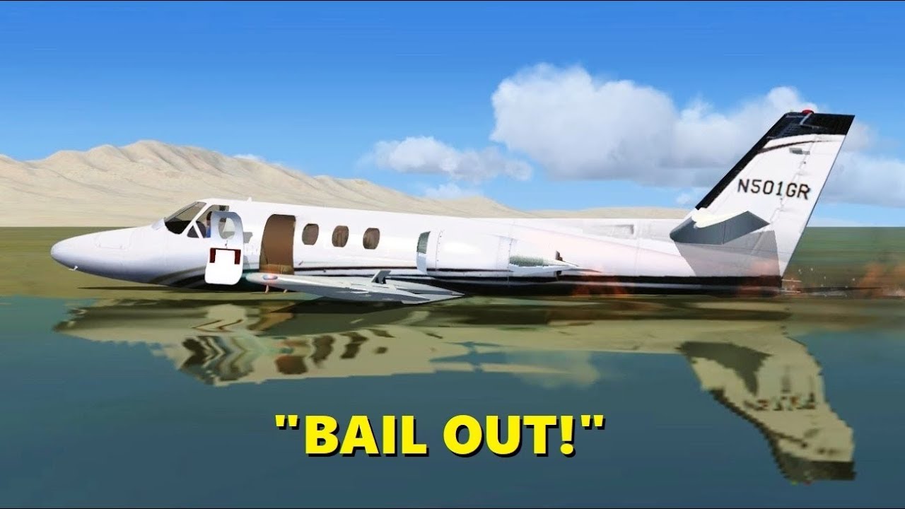 Emergency WATER LANDING in Flight Simulator X! (Multiplayer) - YouTube