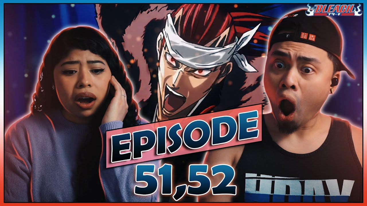 RENJI VS BYAKUYA! BANKAI BATTLE! Bleach Episode 51, 52 Reaction - YouTube