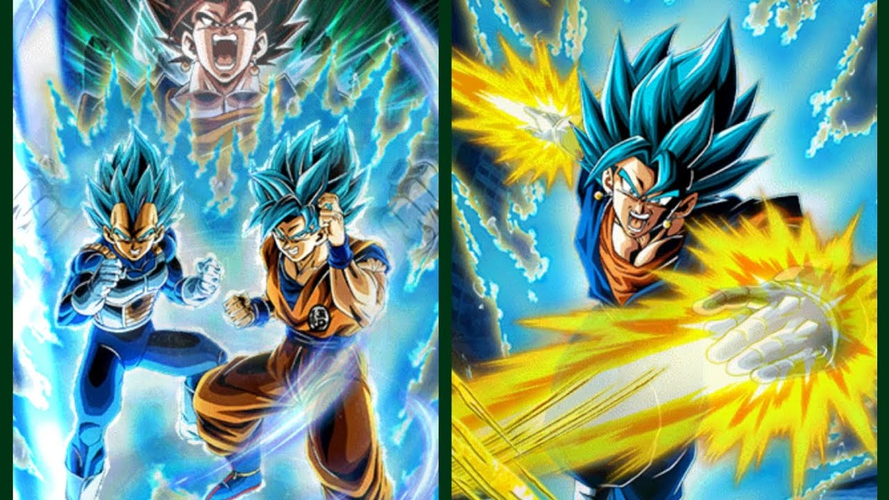 55% LR AGL SSGSS Goku & SSGSS Vegeta showcase DBZ Dokkan Battle - YouTube