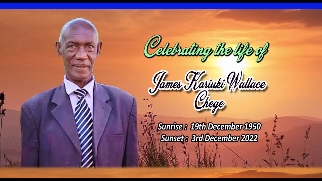 Fare Thee Well James Kariuki Wallace Chege - YouTube