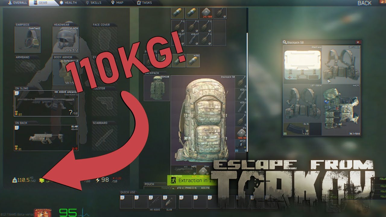 110KG Raid with "Balanced" GL40 - Escape From Tarkov - YouTube