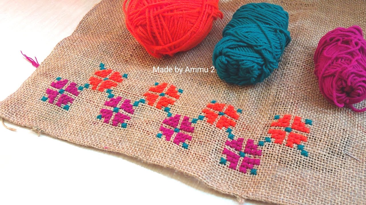 Colourful ason design/Ason design/Cross stitch ason design - YouTube