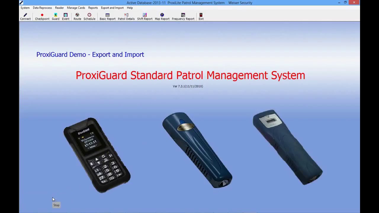 ProxiGuard - Export and Import - Save settings and checkpoint names ...