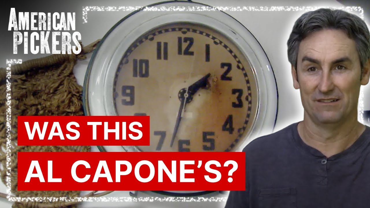 Al Capone’s Clock Found at Auction | American Pickers - YouTube