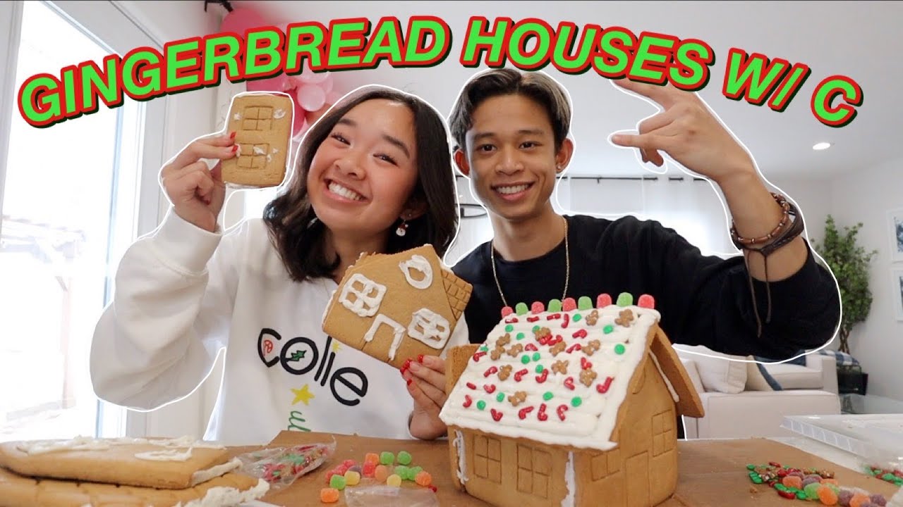 GINGERBREAD HOUSE COMPETITION WITH CHRISTIAN | Vlogmas Day 9! - YouTube