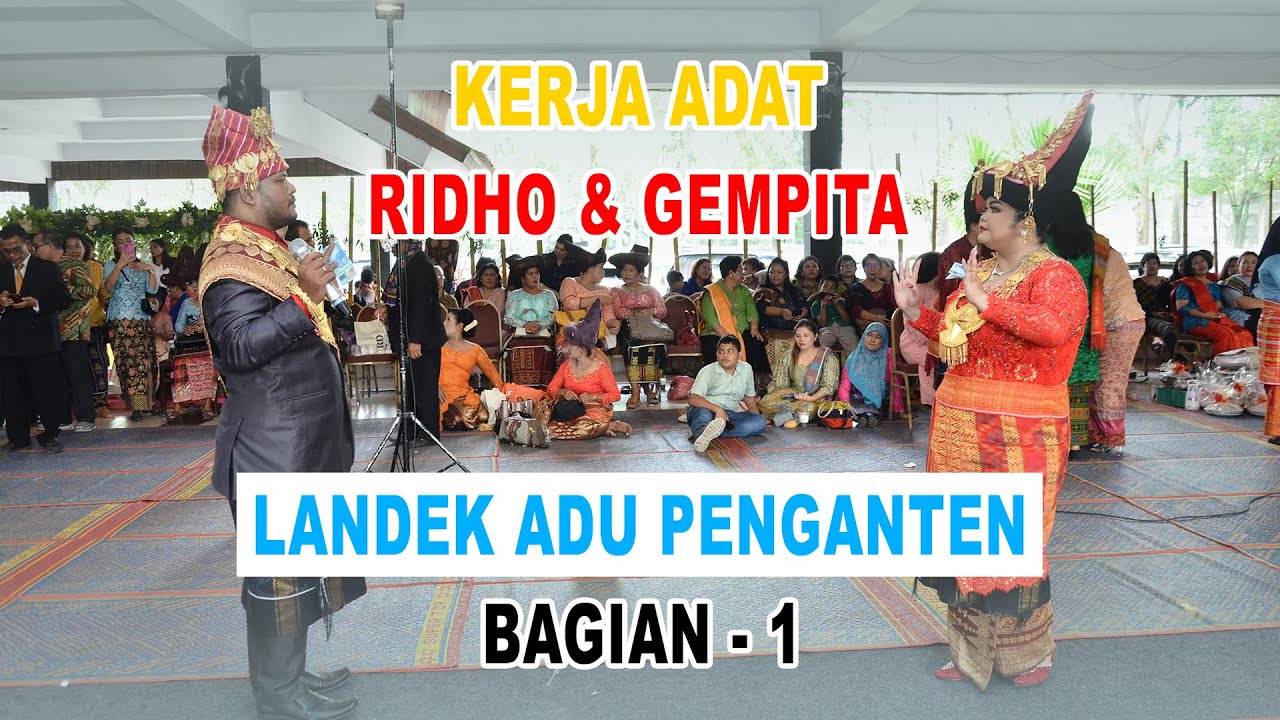 LANDEK ADU PENGANTEN - RIDHO & GEMPITA - WEDDING KARO 2023 | BAGIAN 1 ...