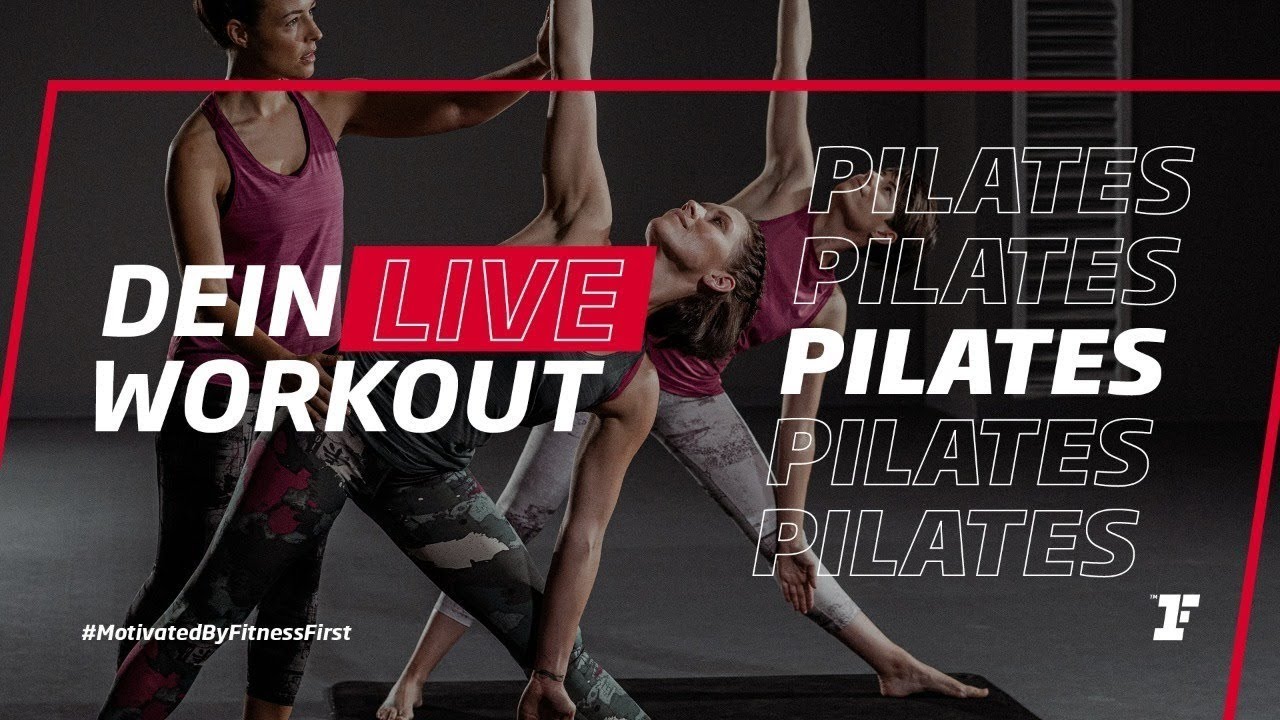Fitness First Live Workout - Pilates mit Sandra - YouTube
