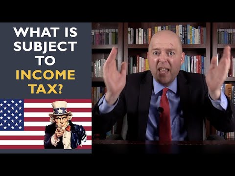 What is subject to income tax - YouTube