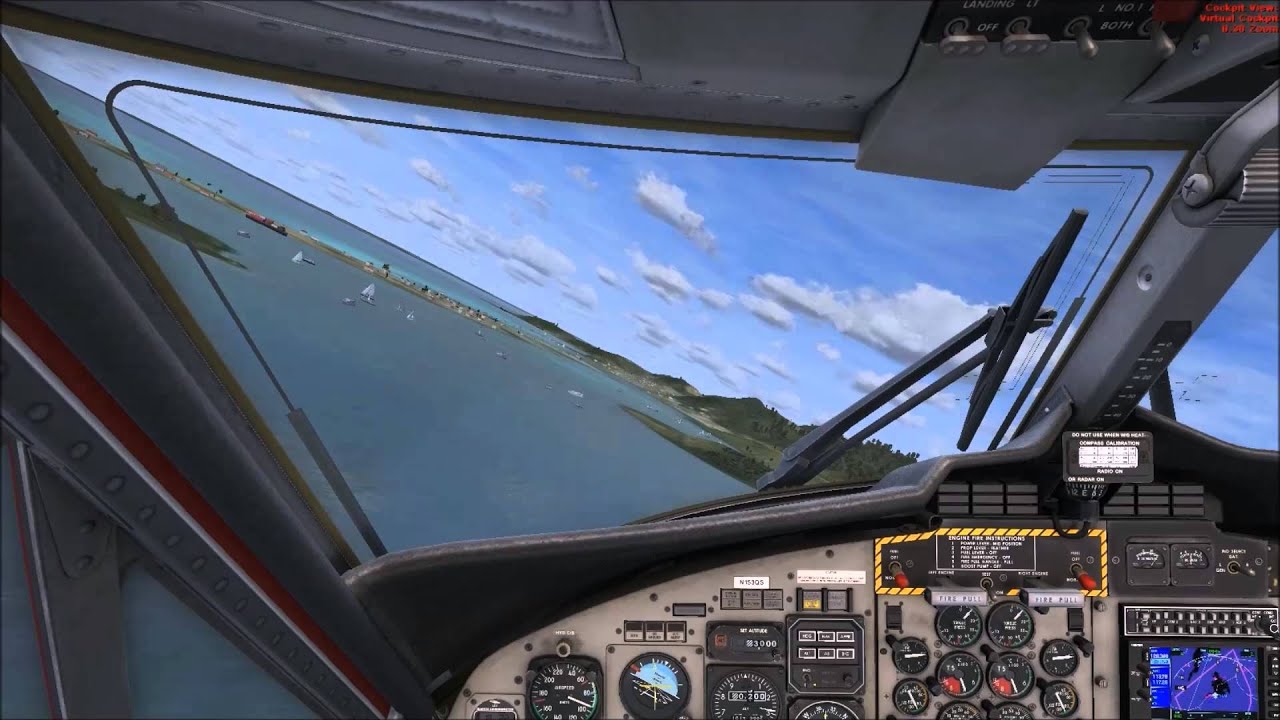 FSX - de Havilland DHC-6-300 Twin Otter - Test Flight HD - YouTube