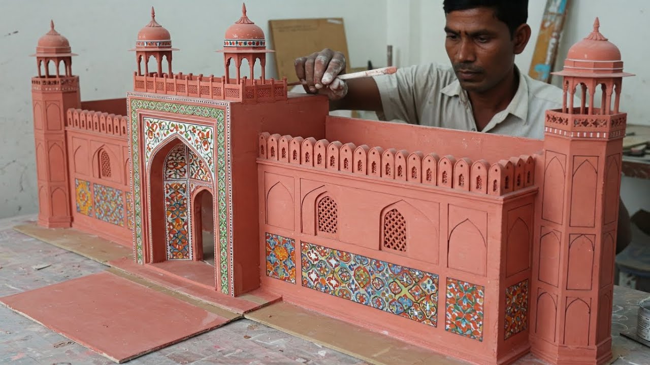 "How to Make a Stunning Mughal Fort Model – Easy DIY!" - YouTube