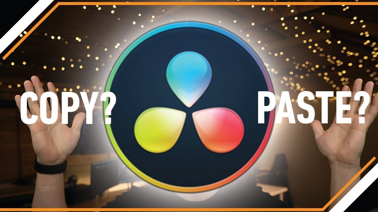 COPYING AND PASTING PROBLEM DA VINCI RESOLVE FIX - YouTube