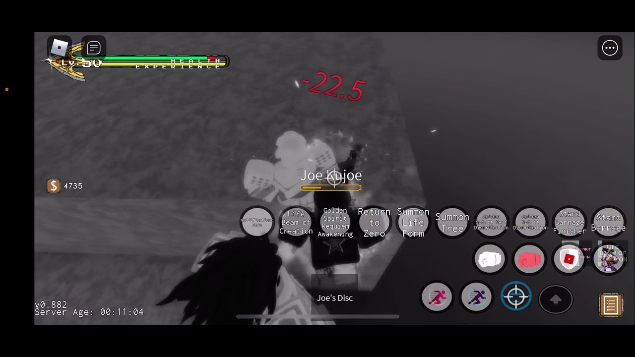 Beating joe (the hardest boss in the game) with GER (YBA) - YouTube