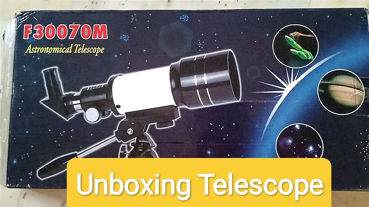 Unboxing Telescope F30070M Astronomical Telescope । Amazon shopping ...