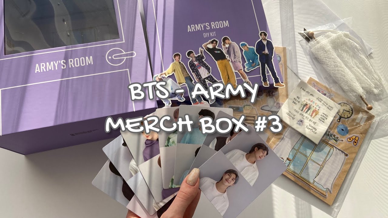 [UNBOXING] BTS - ARMY MERCH BOX #3 ASMR - YouTube