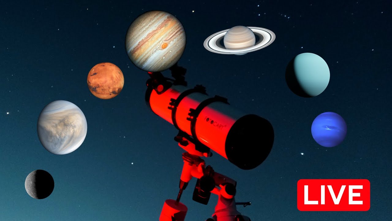 The Great Planetary Parade: Live from the Telescope - YouTube