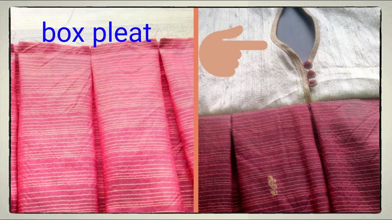 Box pleat - YouTube