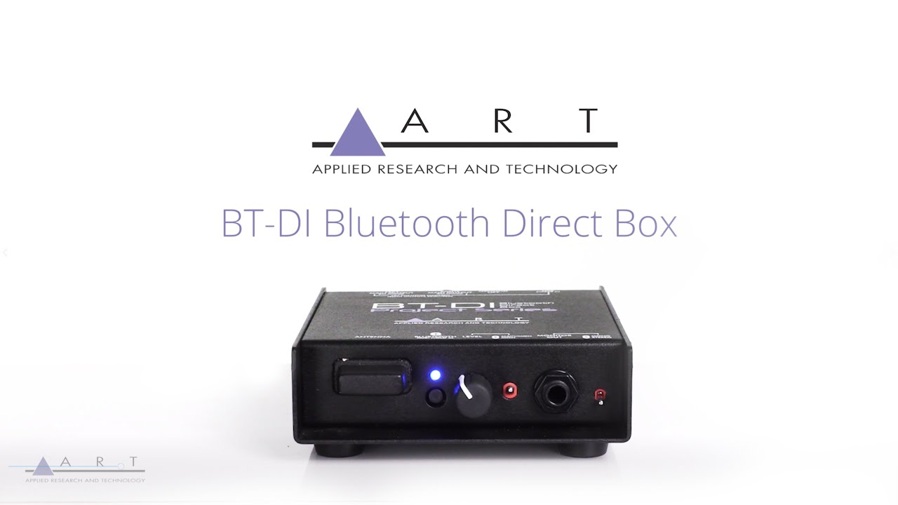ART BT-DI - Bluetooth Direct Box With Isolated Outputs - YouTube