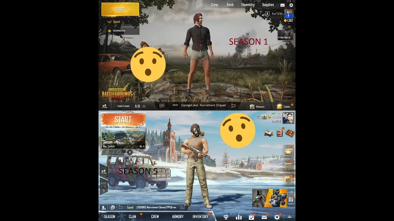 PUBG Mobile Season 1 Gameplay (Early 2018 Old Gameplay) - YouTube