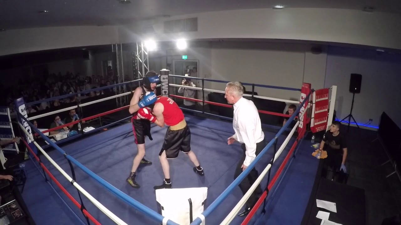 Ultra White Collar Boxing | Leicester | Ring 2 | Terry Barson vs Aaron ...