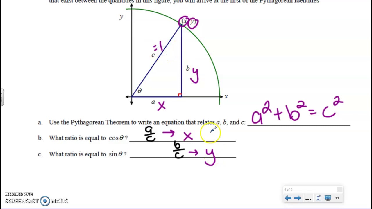 6.1 Discover the Pythagorean Identities - YouTube