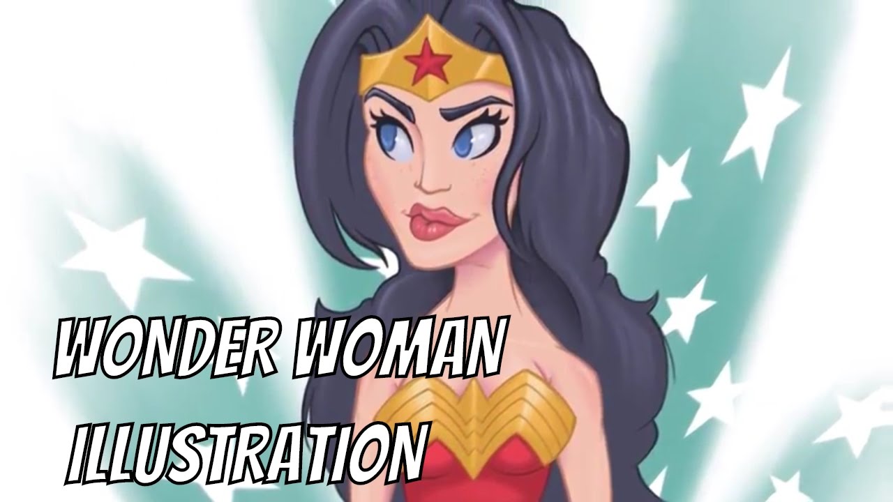 WONDER WOMAN SPEED PAINTING - YouTube