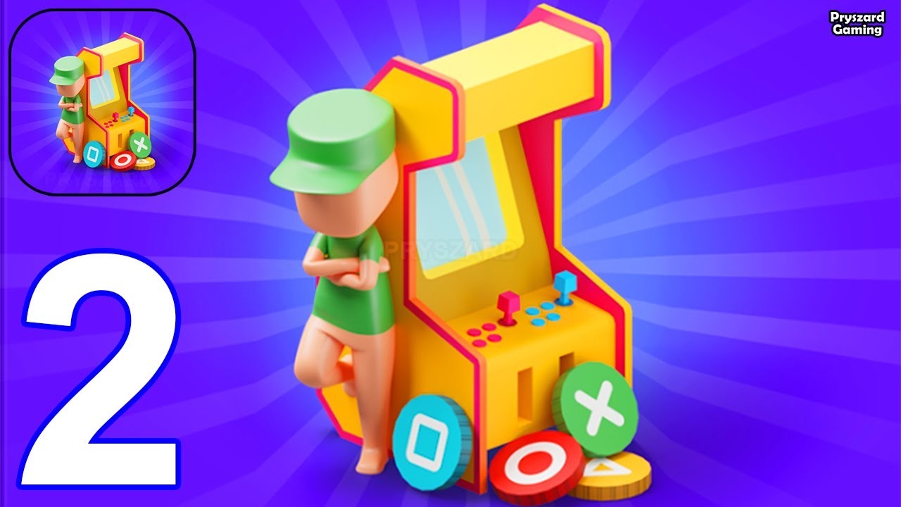 My Arcade Center - Gameplay Part 2 Stickman Idle Arcade Games Center ...