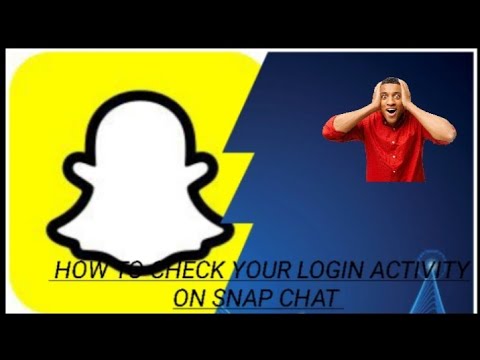how to check your login activity on snap chat - YouTube
