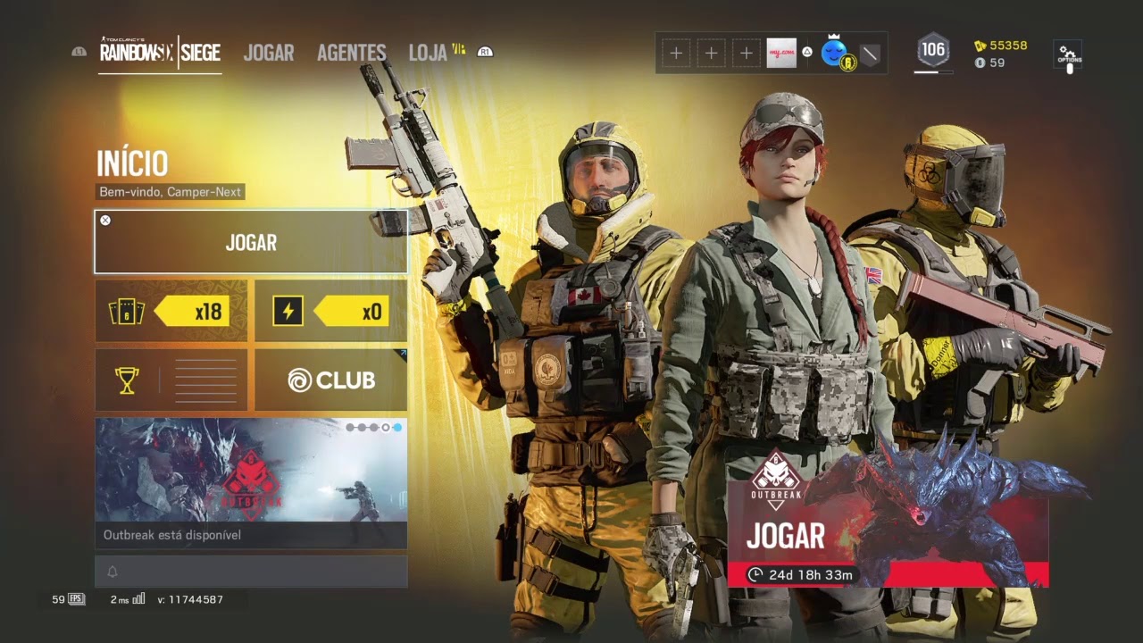 Mod outbreak rainbow six siege - YouTube