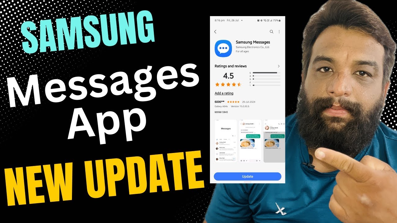 Samsung Messages Update Enhanced Privacy and Security - YouTube