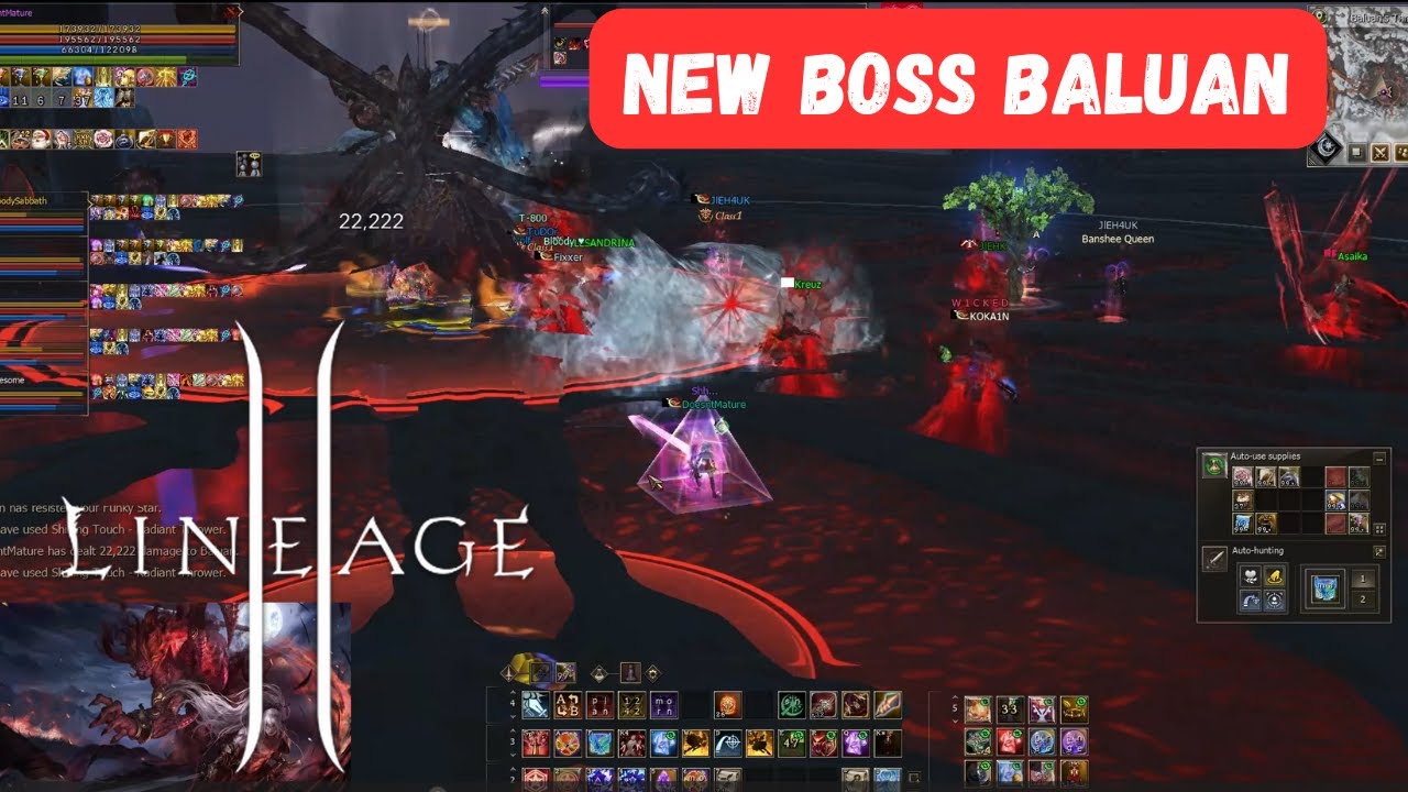 Lineage 2 EU: New Boss Baluan. Clan Activities. - YouTube