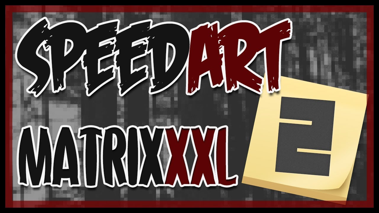 #2 SpeedART - Matrix XXL (Adobe PhotoShop CS6) - YouTube