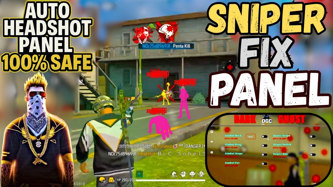 AUTO HEADSHOT ANTI BAN FREE FIRE PANEL🔥FREE FIRE PC PANEL | 100% ...