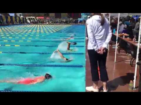 Megan Beaulieu 200 Backstroke Far Westerns 2017-03-30 2:07.46 (Lane 4 ...