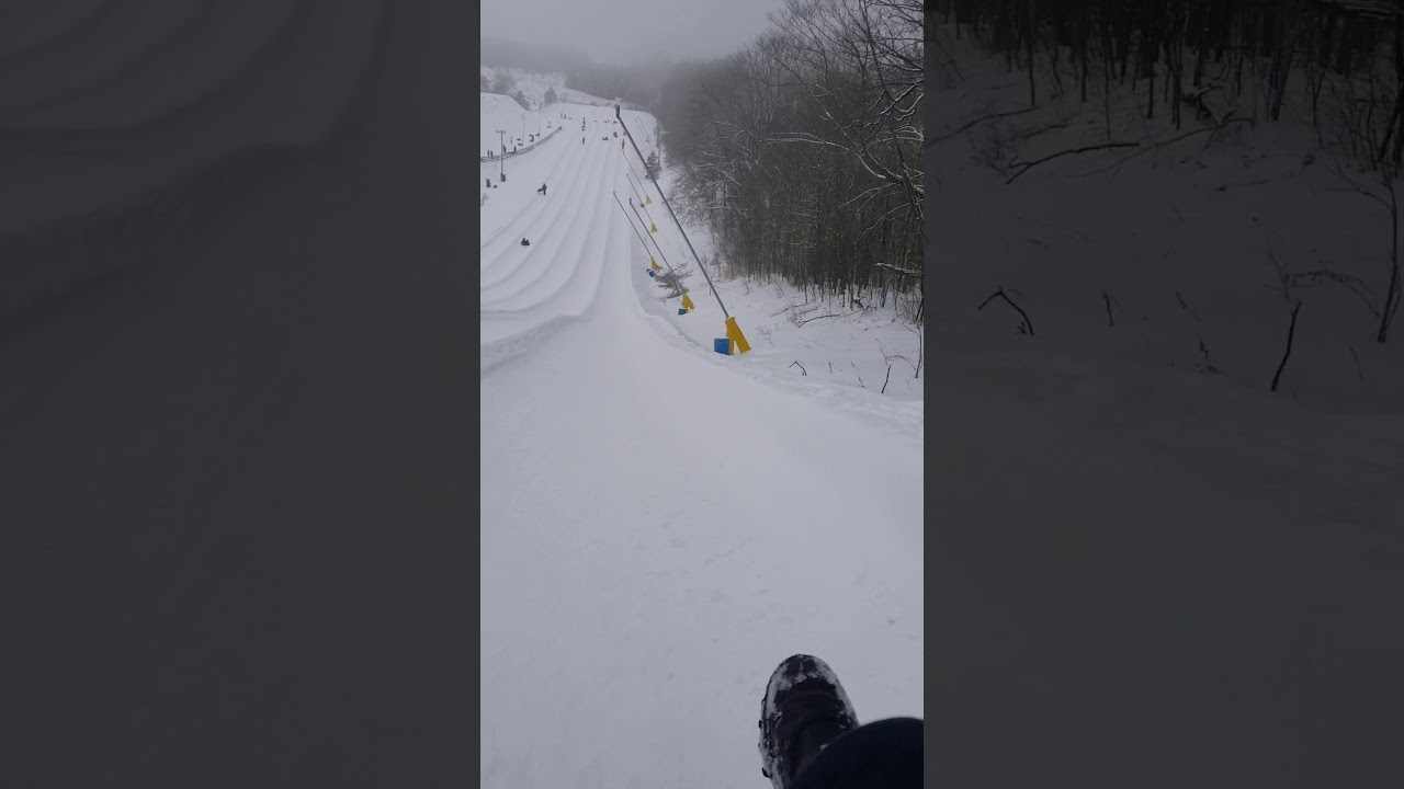 Super fast ice tubing! - YouTube