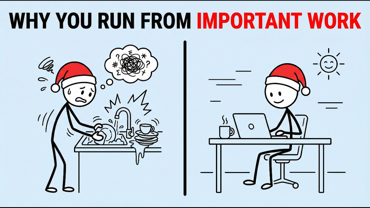 Why You Avoid Important Work (Your Brain Is Not Lazy) - YouTube