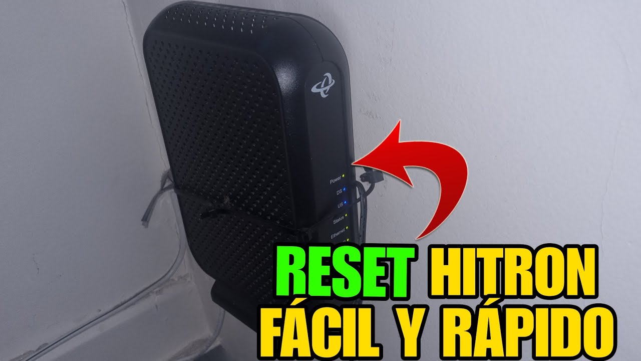 👉DE DONDE SE RESETEA UN MODEM O ROUTER HITRON FÁCIL Y RÁPIDO 👈 - YouTube