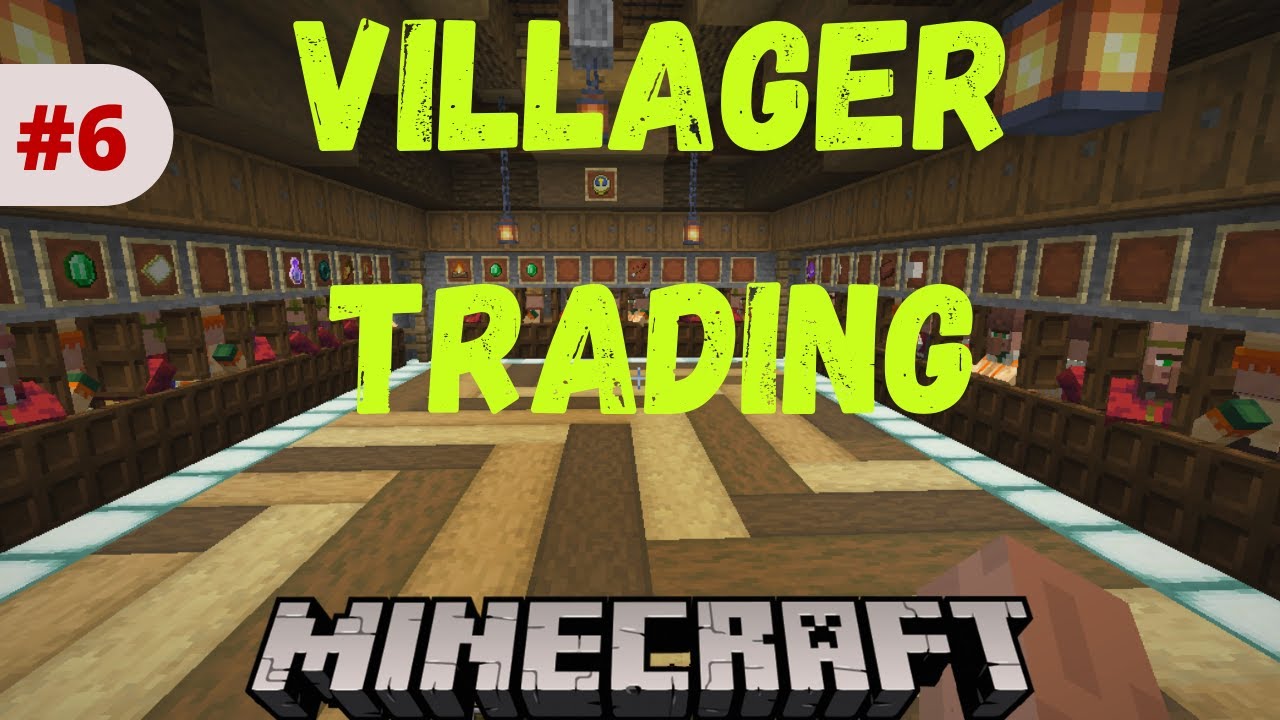 Minecraft but villagers trade structures | Villager Trading - YouTube