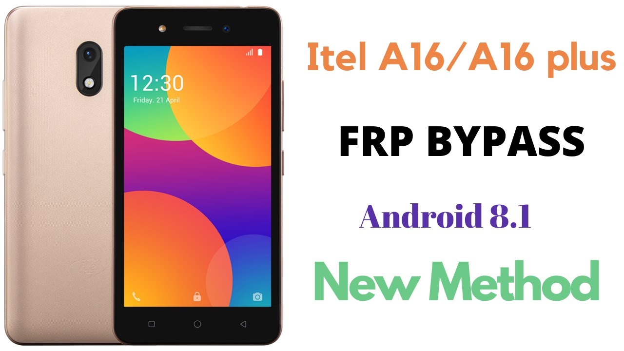 Bypass FRP Itel A16 plus/A16 Google Verification Android 8.1 - YouTube
