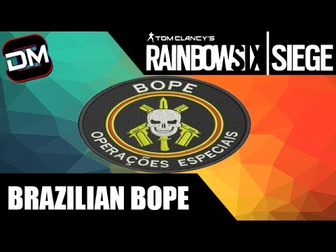 BRAZILIAN BOPE CTU! | Rainbow Six Siege New Brazilian Operator Ideas ...