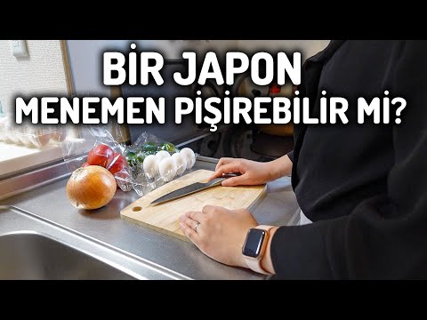 Japon Eşim İlk Defa MENEMEN Pişirdi (SOĞANLI)