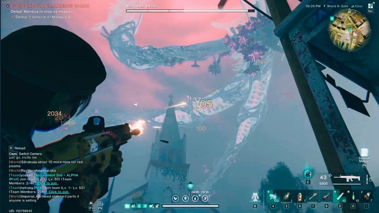 Once Human - Close Encounter Manibus with SOCR Shrapnel Build - YouTube