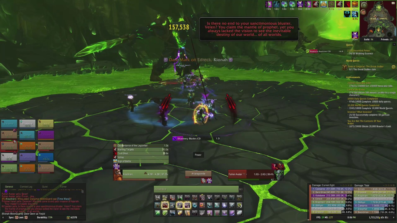 Fallen Avatar (Tomb of Sargeras) - Uncut/Unedited - WEEK 1 (World of ...