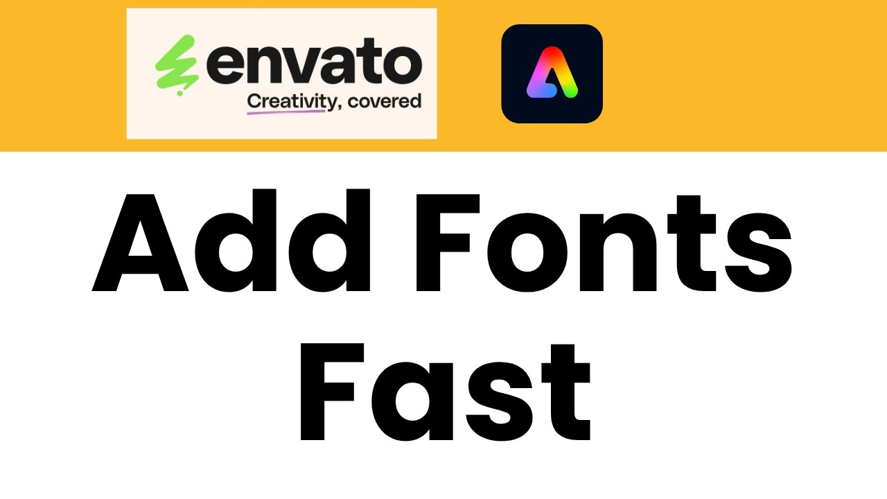 How to Install Envato Fonts in Adobe Express Step by Step - YouTube